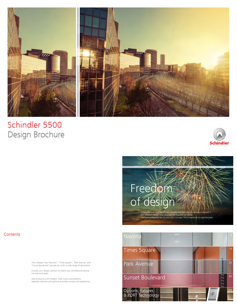 Mil Schindler 5500 Design Book | PDF | Glasses | Wall