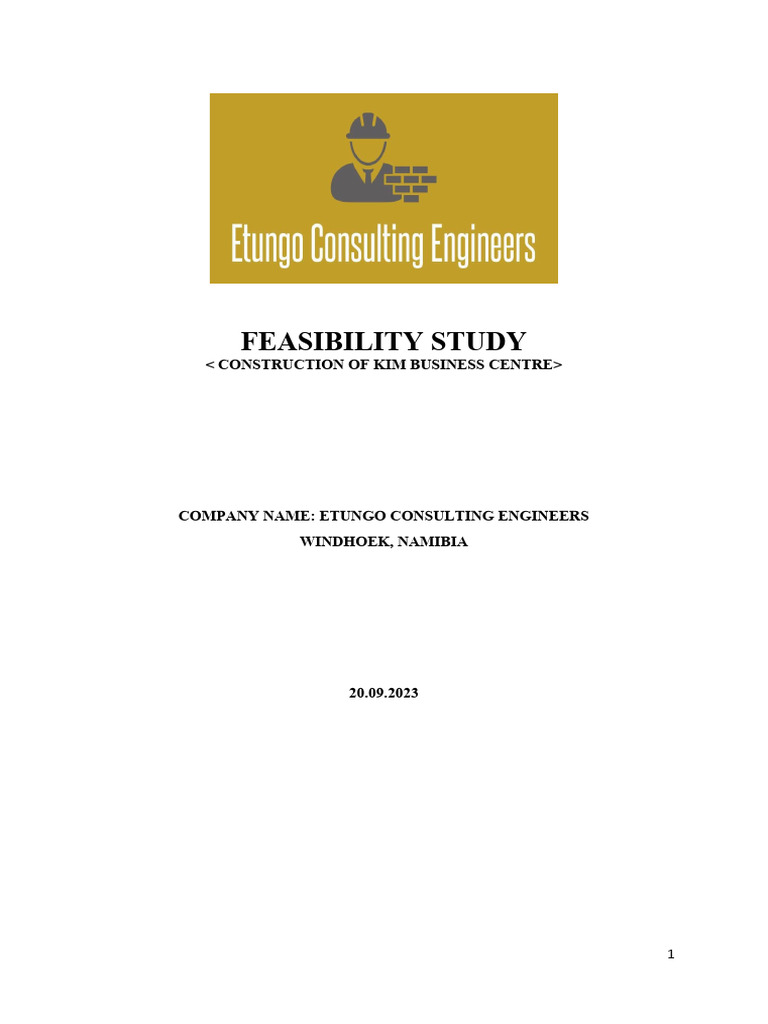 Feasability Study | PDF | Engineering | Marketing