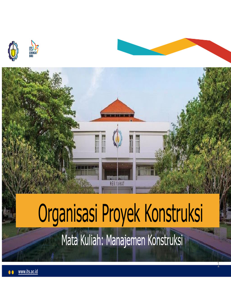 MK - 05 Organisasi Proyek Konstruksi | PDF