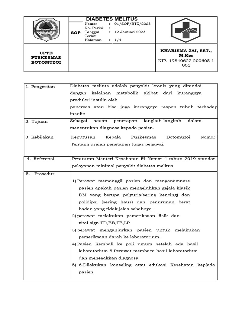 Sop DM | PDF | Pengembangan Diri