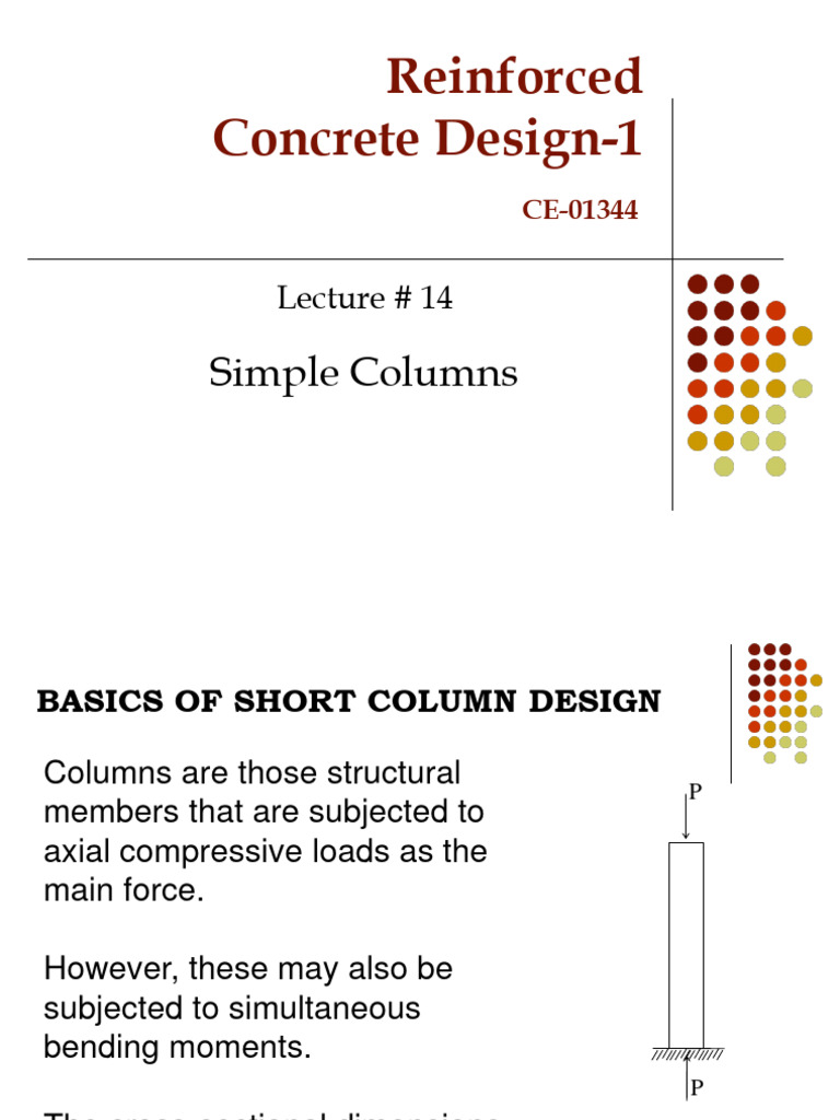 7-Column Analysis and Design | PDF | Strength Of Materials | Column