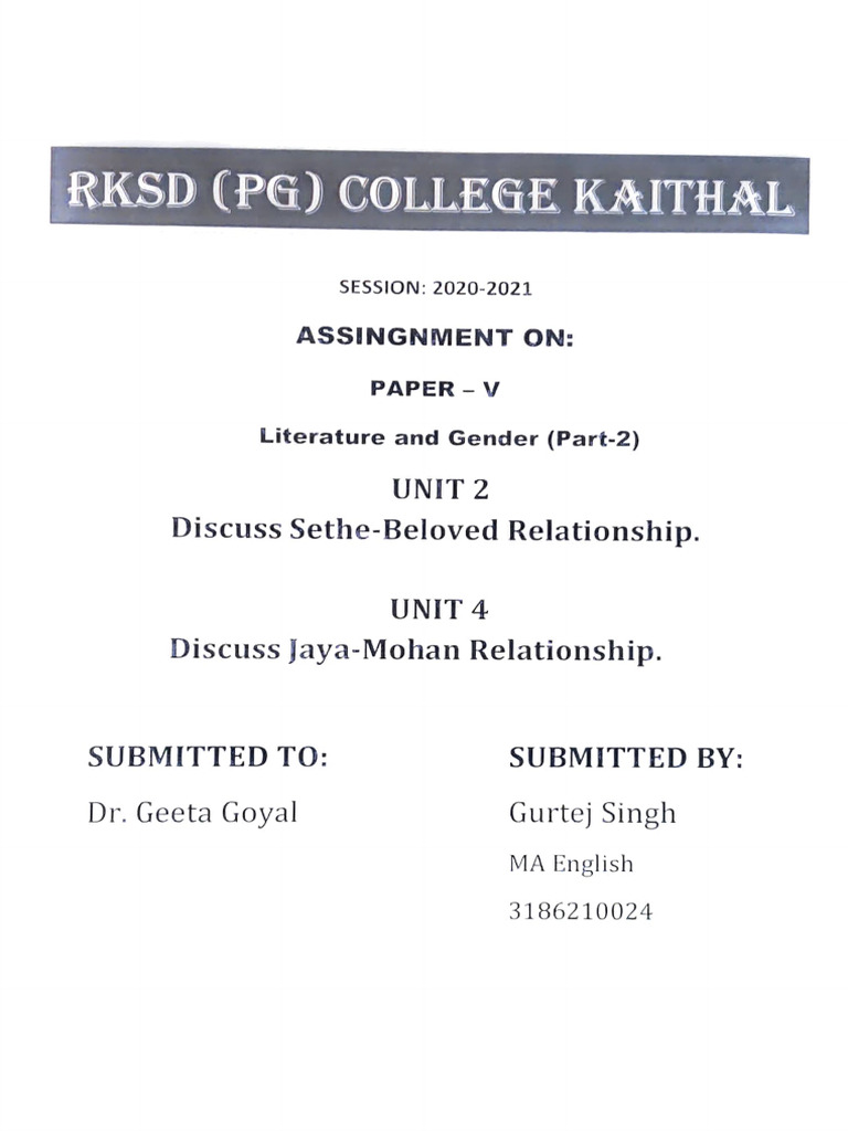 Assignment Gurtej Singh | PDF