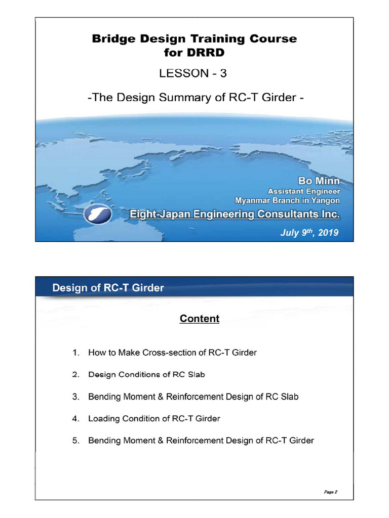 LESSON-3 How To Design RC-T Girder - 2up | PDF