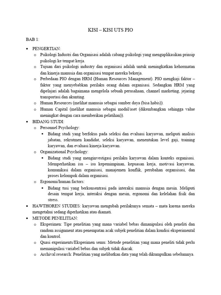 Kisi - Kisi Pio | PDF