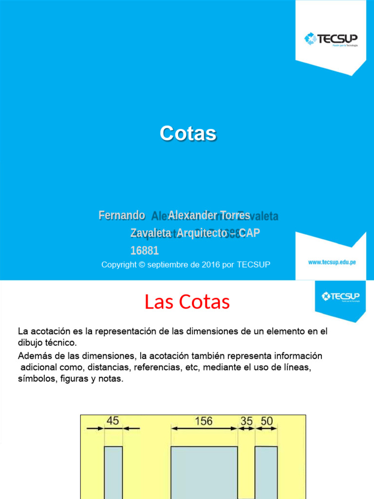 Cotas-160922031908 Tecsup | PDF