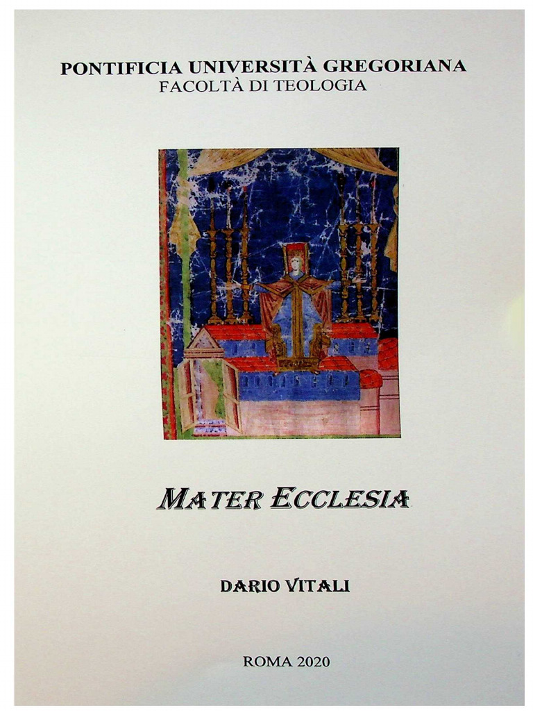 Mater Ecclesia Dispensa Vitali 2020 | PDF
