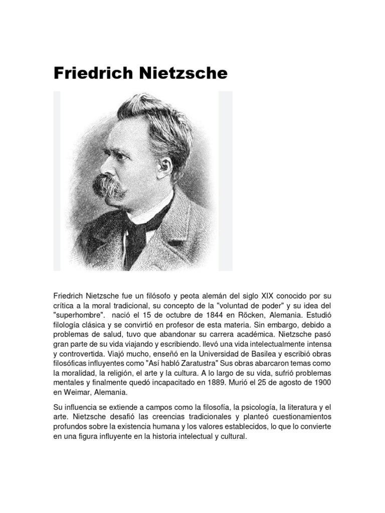 Friedrich Nietzsche | PDF | Friedrich Nietzsche | Verdad