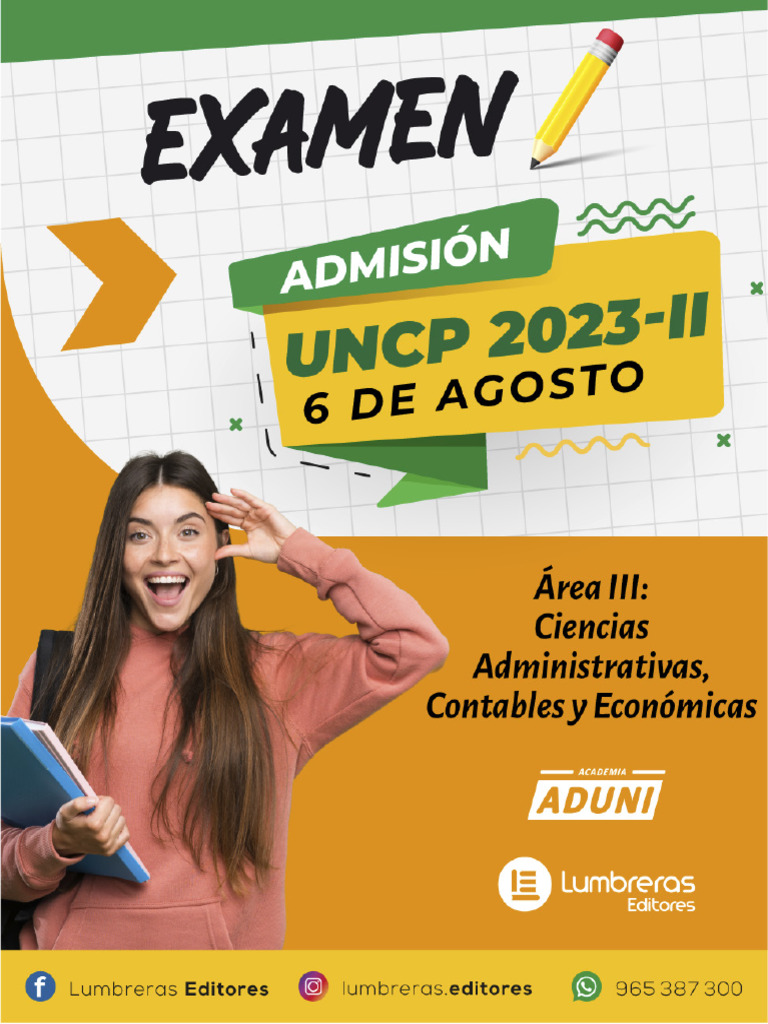 EX - UNCP - 2023-II (Area III) | PDF | Mapa