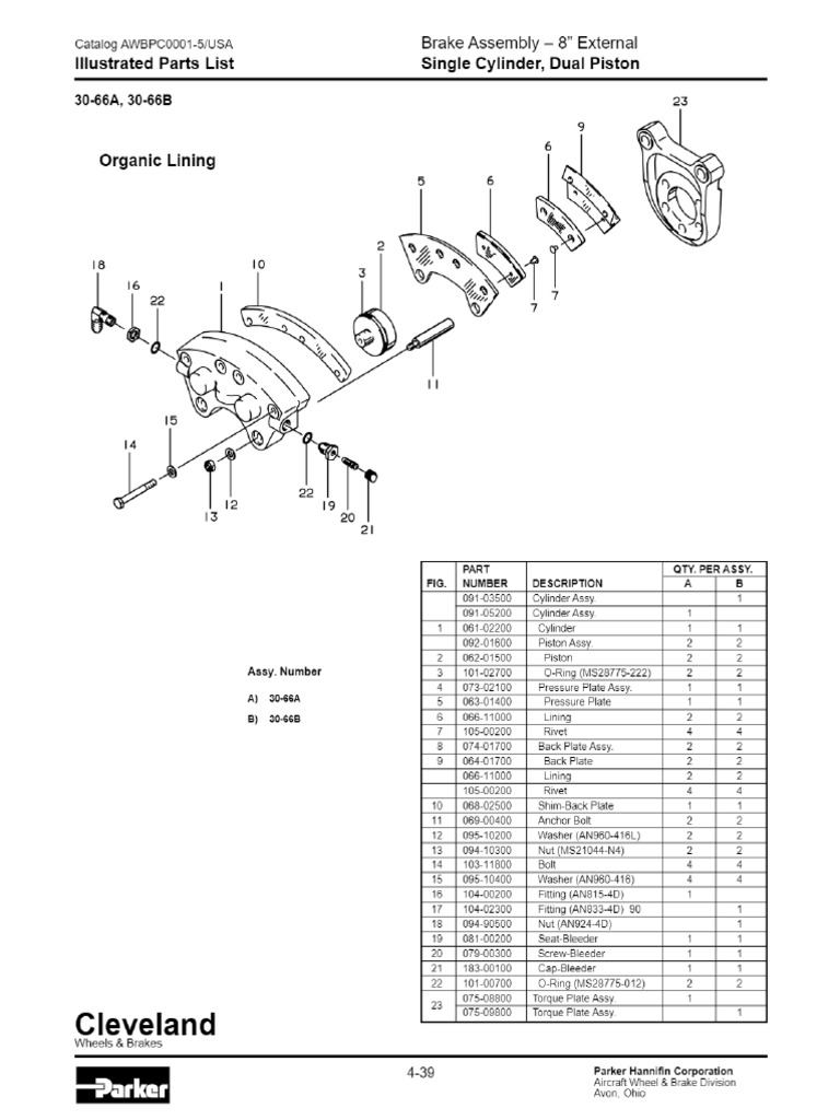 Cleveland Brake 30 - Manualzz | PDF