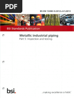 BS EN 13480 5 2021, Metallic Industrial Piping, Inspection and | PDF ...