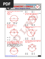 Circle Theorems Exam Questions Guide | PDF | Circle | Angle