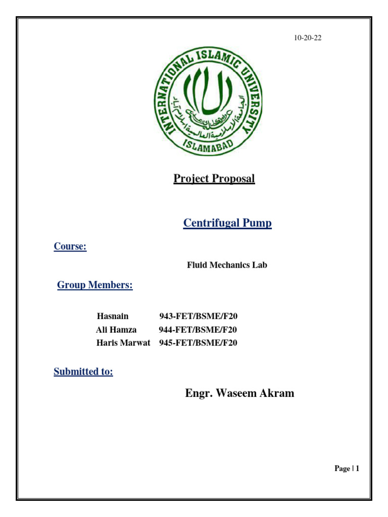 Fluid Lab Proposal | PDF