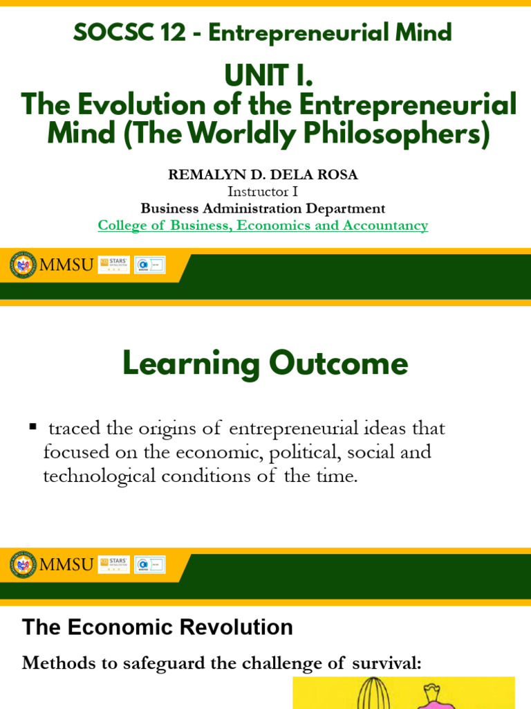 SOCSC 12 - Unit 1 | PDF | Capitalism | Economics