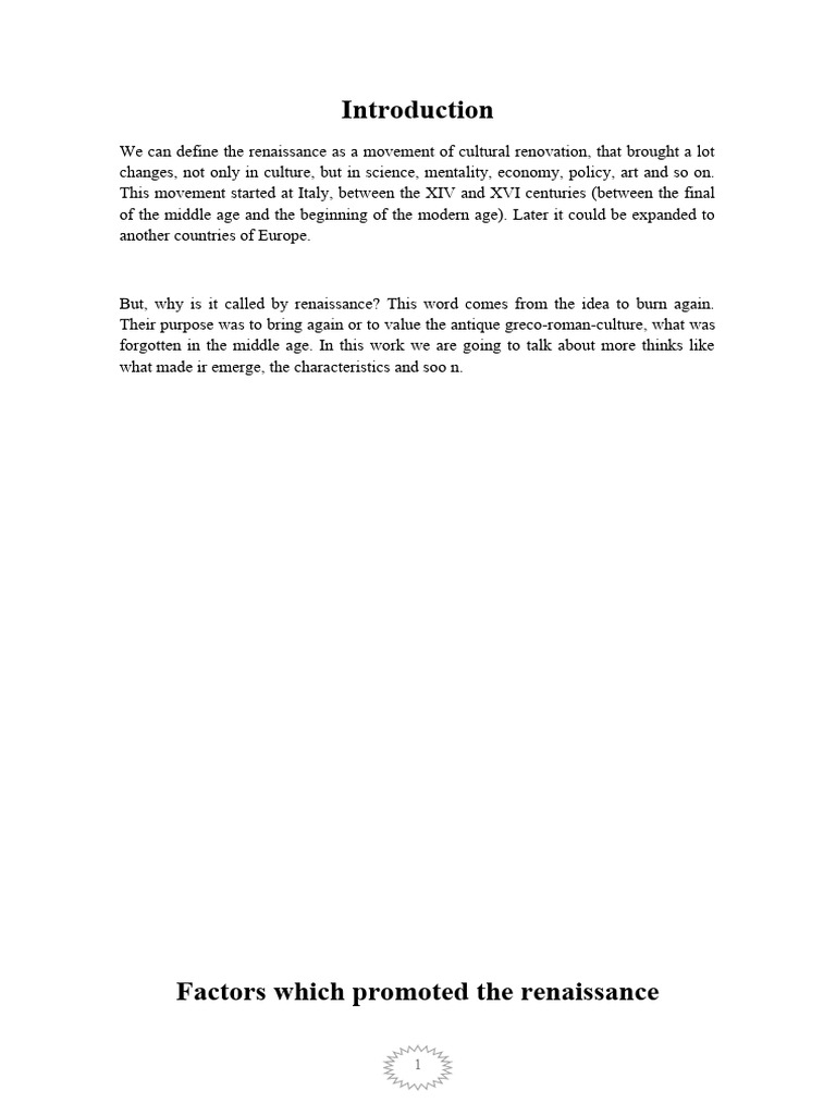 Renaissance Project 2.0 | PDF | Renaissance | Science