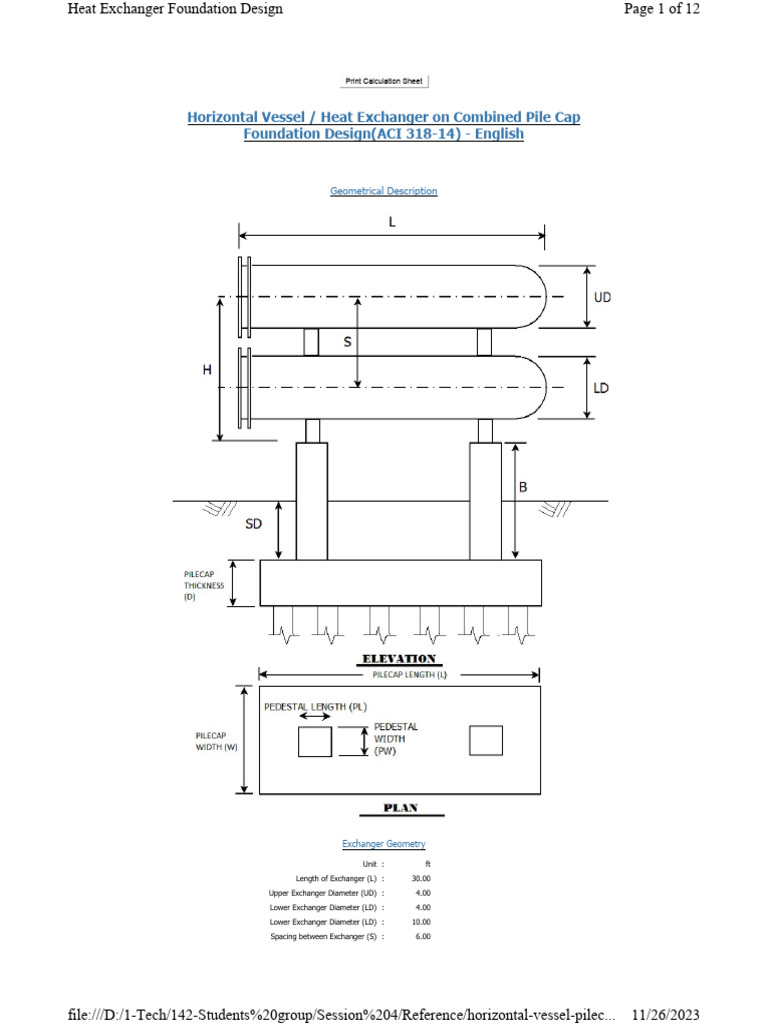 2-Horizontal Vessel | PDF | Deep Foundation | Classical Mechanics