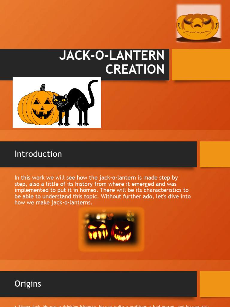 Jack o Lantern Creation | PDF
