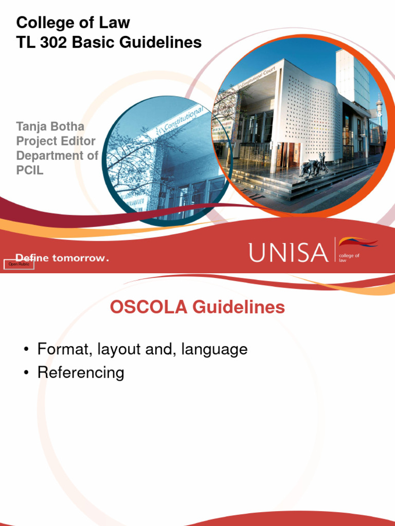 Additional Help With OSCOLA Style Guidelines | PDF | Citation | Justice