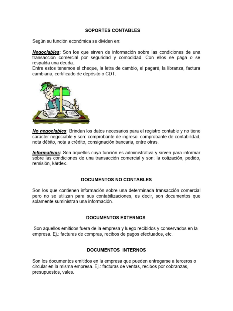 Soportes Contables | PDF | Contabilidad | Factura