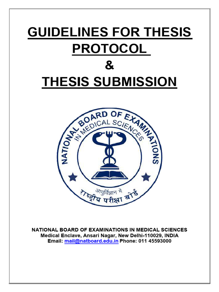 Thesis Protocol & Thesis Submission Guidelines | PDF | Thesis | Sampling (Statistics)