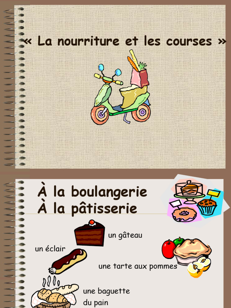 La Nourriture, L'article Partitif | PDF | Légumes | Nourritures