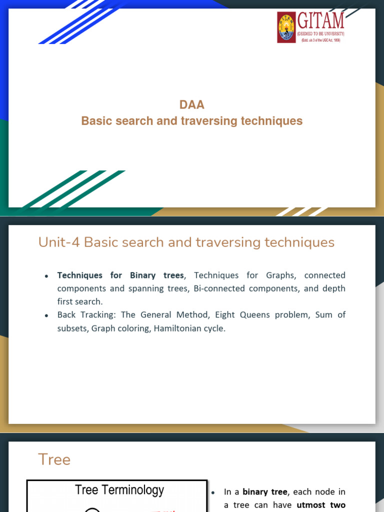 DAA - Tree Traversal | PDF | Applied Mathematics | Algorithms And Data Structures