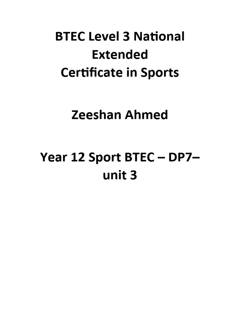 DP7 Unit 3 BTEC | PDF | Interview | Swot Analysis