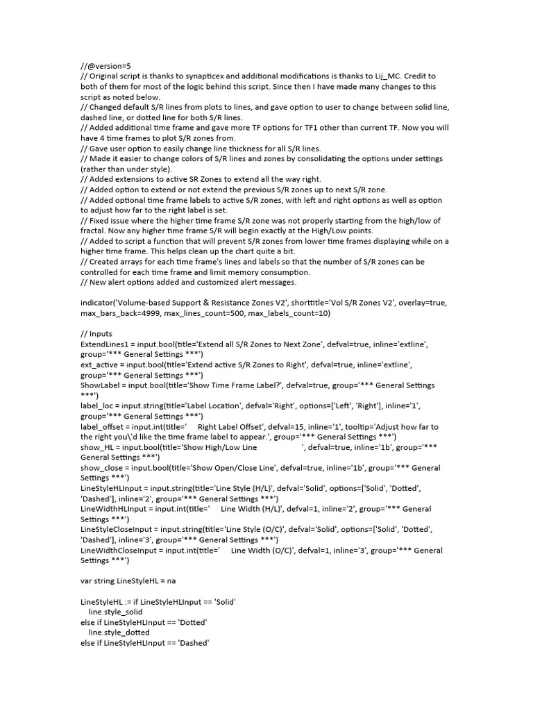 Pine Script | PDF | Software Engineering | Computer Engineering Pine Script | PDF | Software Engineering | Computer Engineering