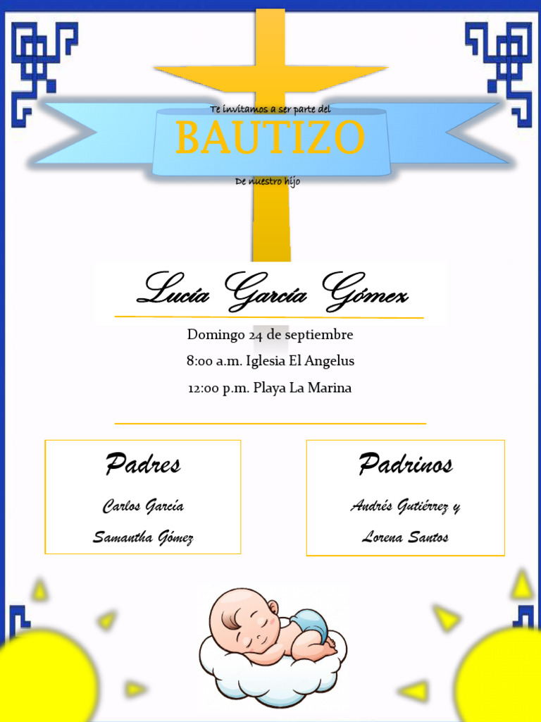 Cartas de Bautizo | PDF