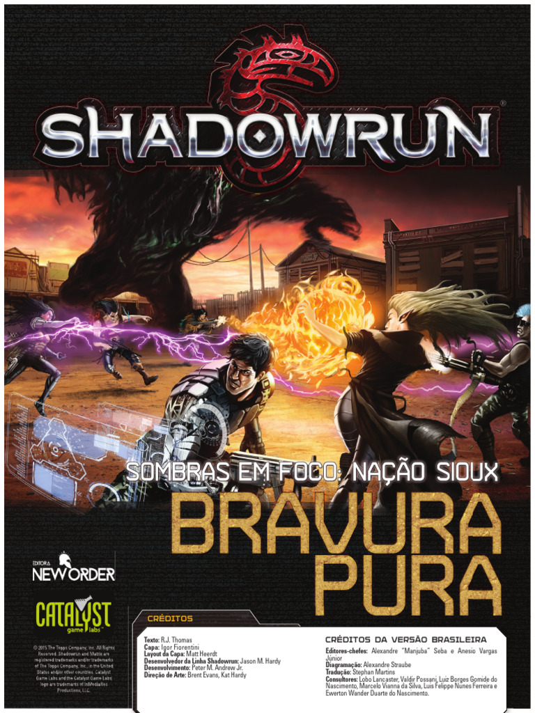 Shadowrun 5E - Bravura Pura | PDF | Etiqueta
