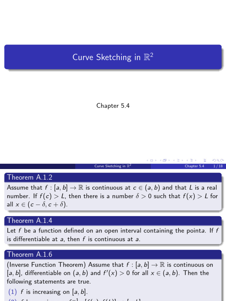 Chap 5.4 | PDF | Function (Mathematics) | Curve