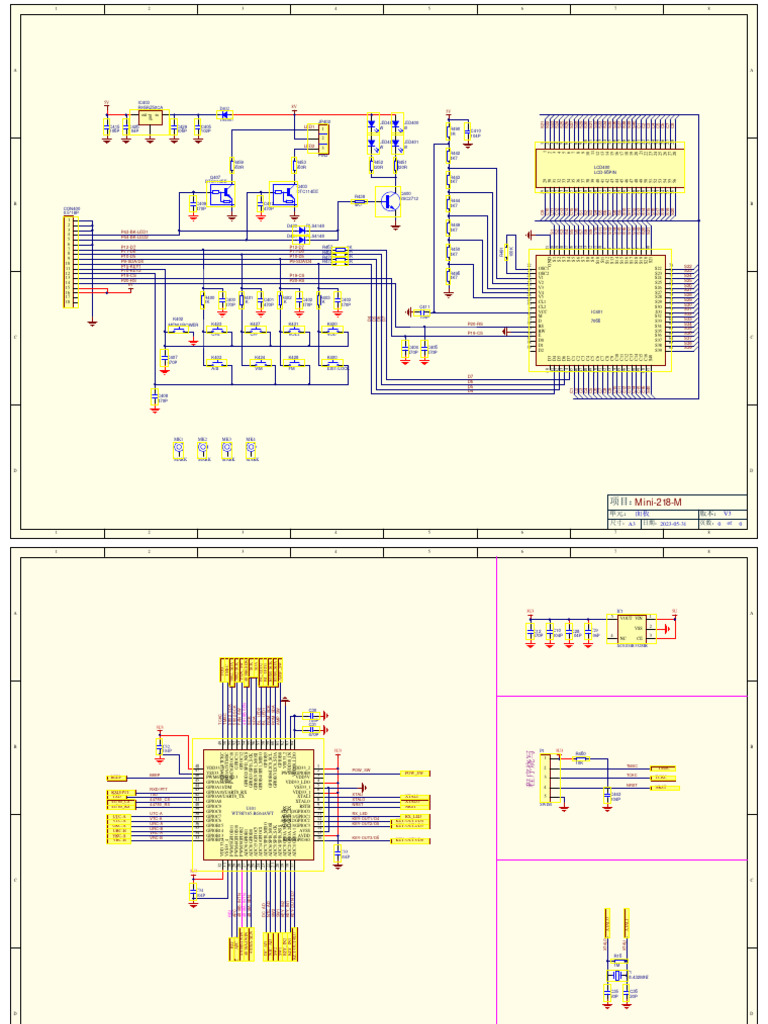 Circuit Schematic Diagram of Z218 Car Radio | PDF