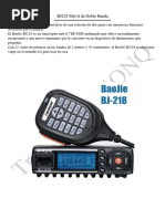 Programar Baofeng Uv5r | PDF | Radio | Frecuencia ultra alta