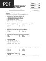 Math Tahun 1 - Ujian 1 2024 | PDF