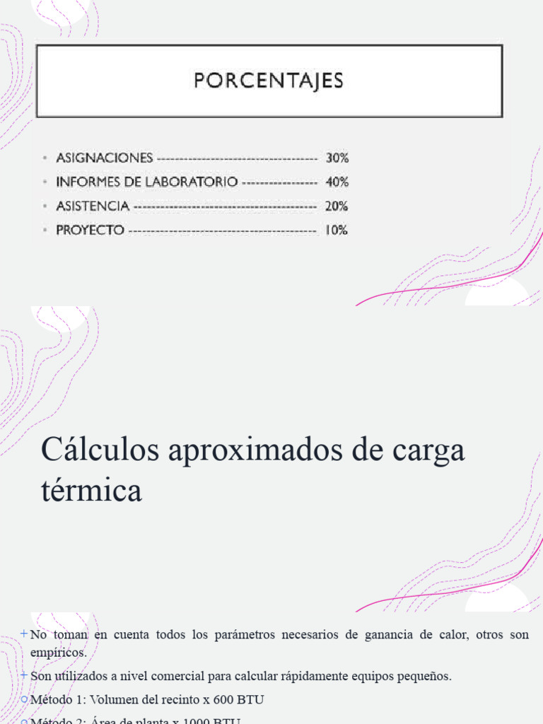 Calculo Aproximado de Carga Térmica | PDF