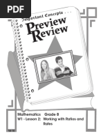 Math6 Q2 Module1 | PDF | Ratio | Mathematics