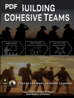 Army Team Building and Cohesion | PDF | Leadership | Non Commissioned ...
