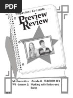 Grade 8 Ratio Worksheet With Answers | PDF | Ratio