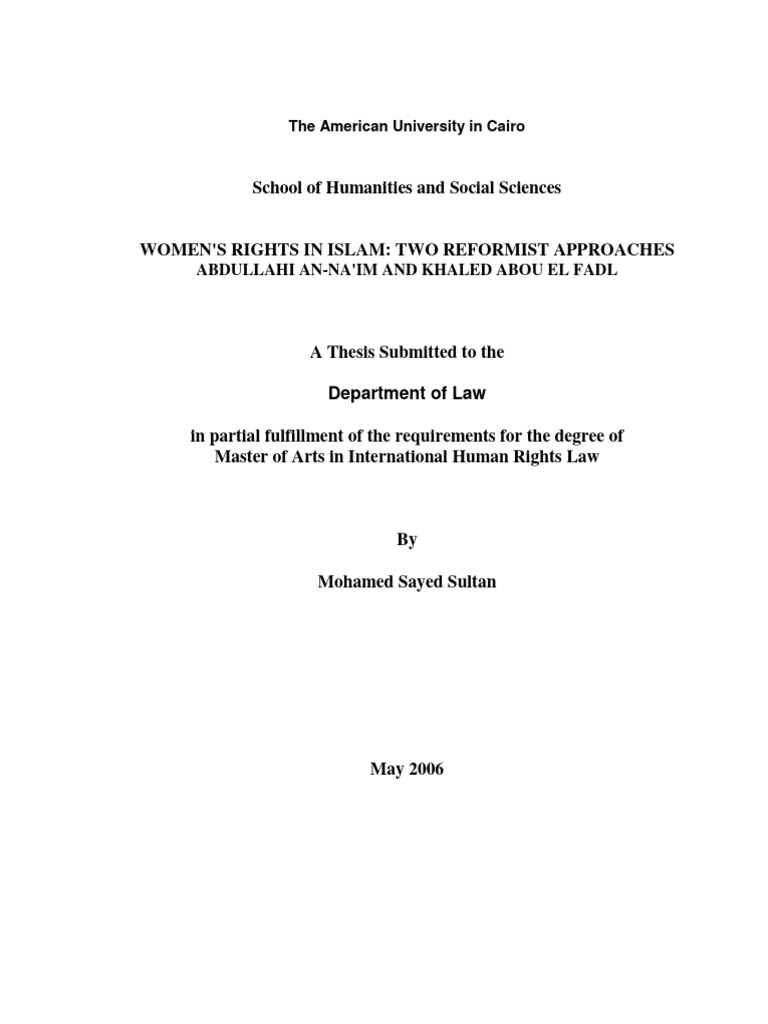 Womens Rights in Islam | PDF | Quran | Islam