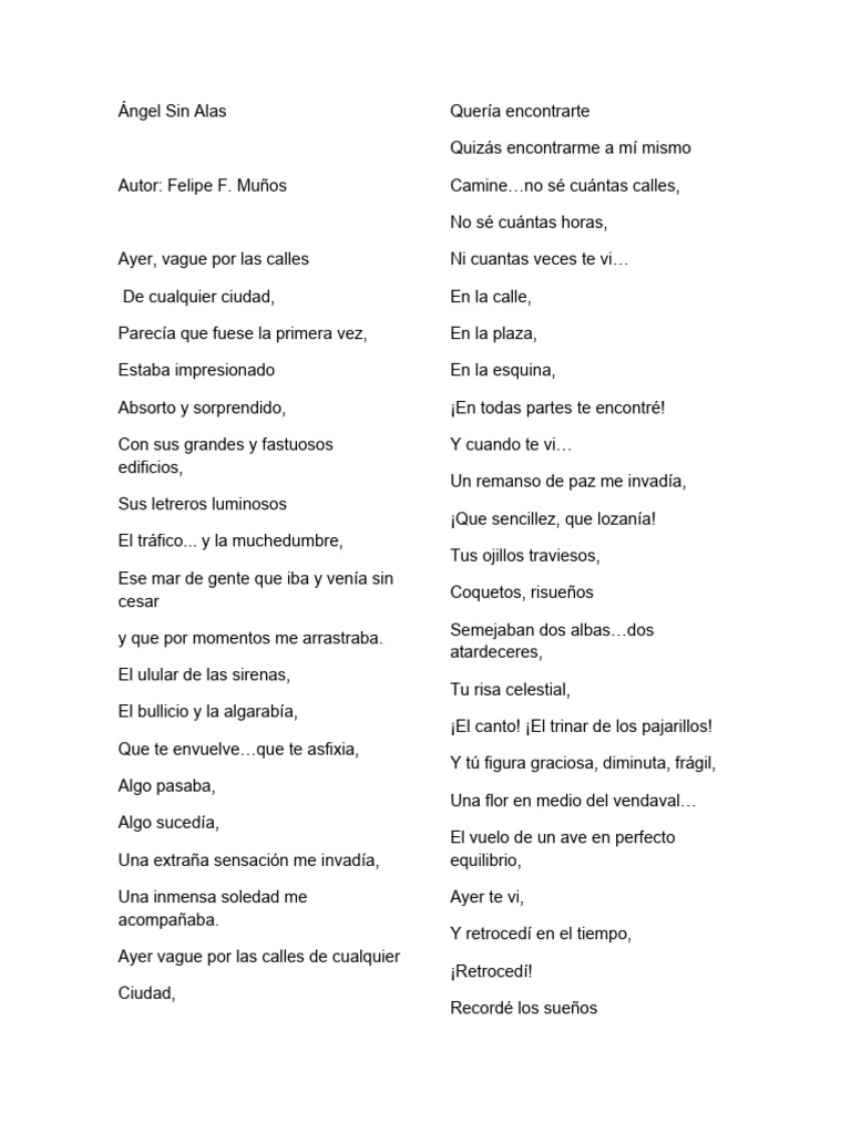 Ángel Sin Alas | PDF