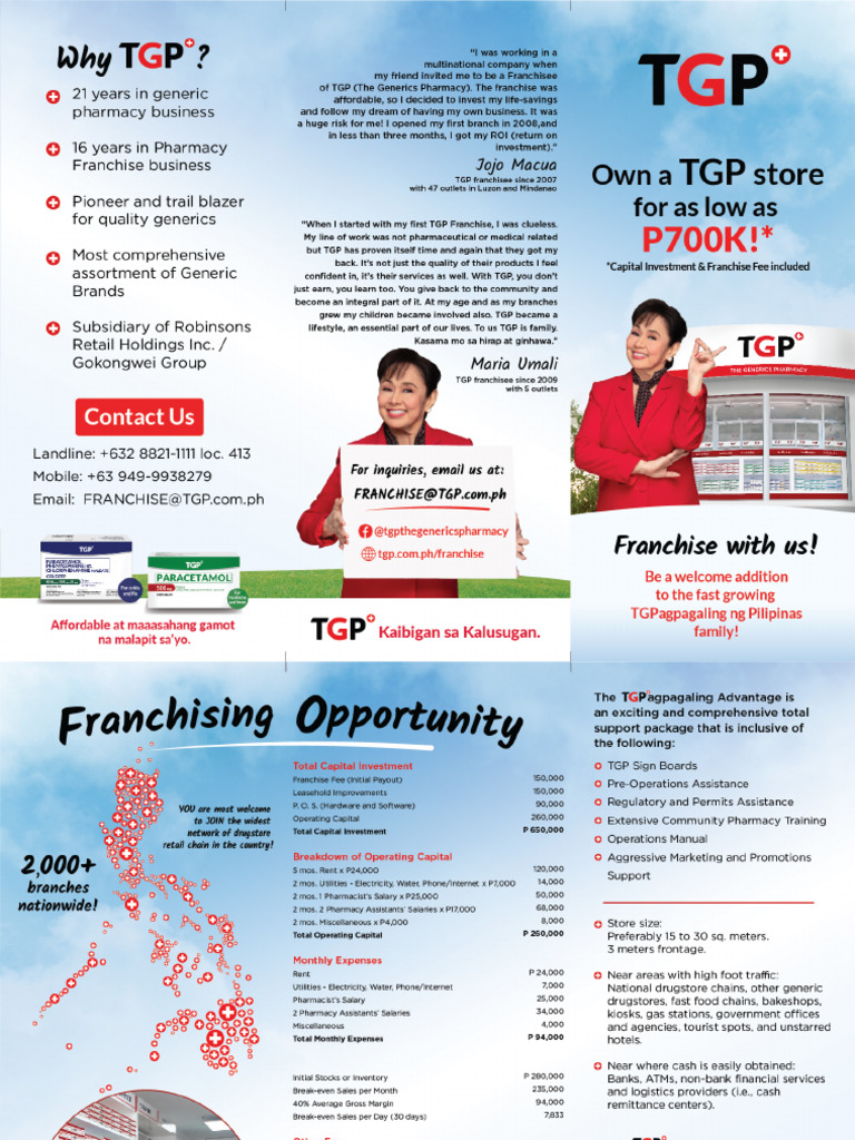 TGP Own A TGP Store | PDF