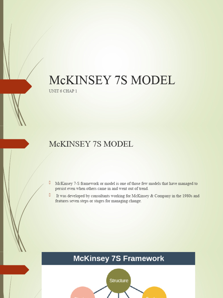 Mckinsey 7s Model | PDF | Employment | Leadership