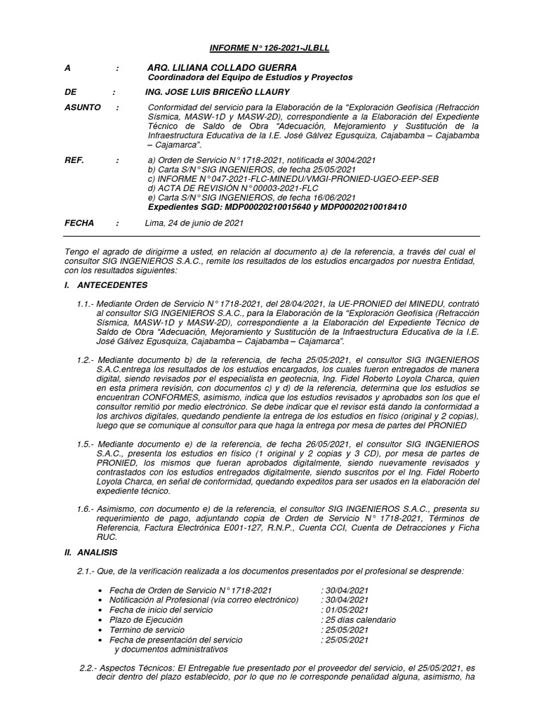 Exploración Geofísica (Refracción Sísmica, MASW-1D y MASW-2D ...