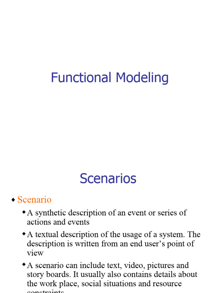04 Functional Modeling Download Free Pdf Use Case Auction