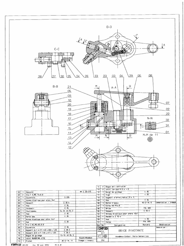 Bride Pivotante - Animatech | PDF