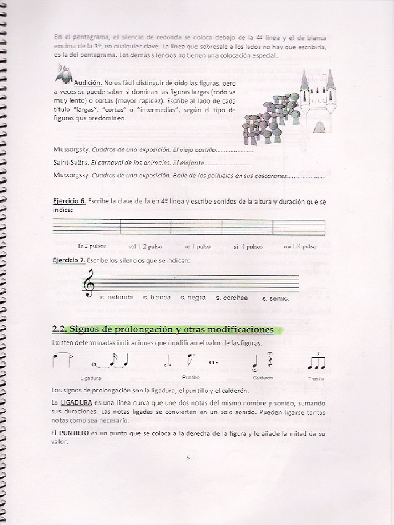 Altura y Duración Del Sonido | PDF