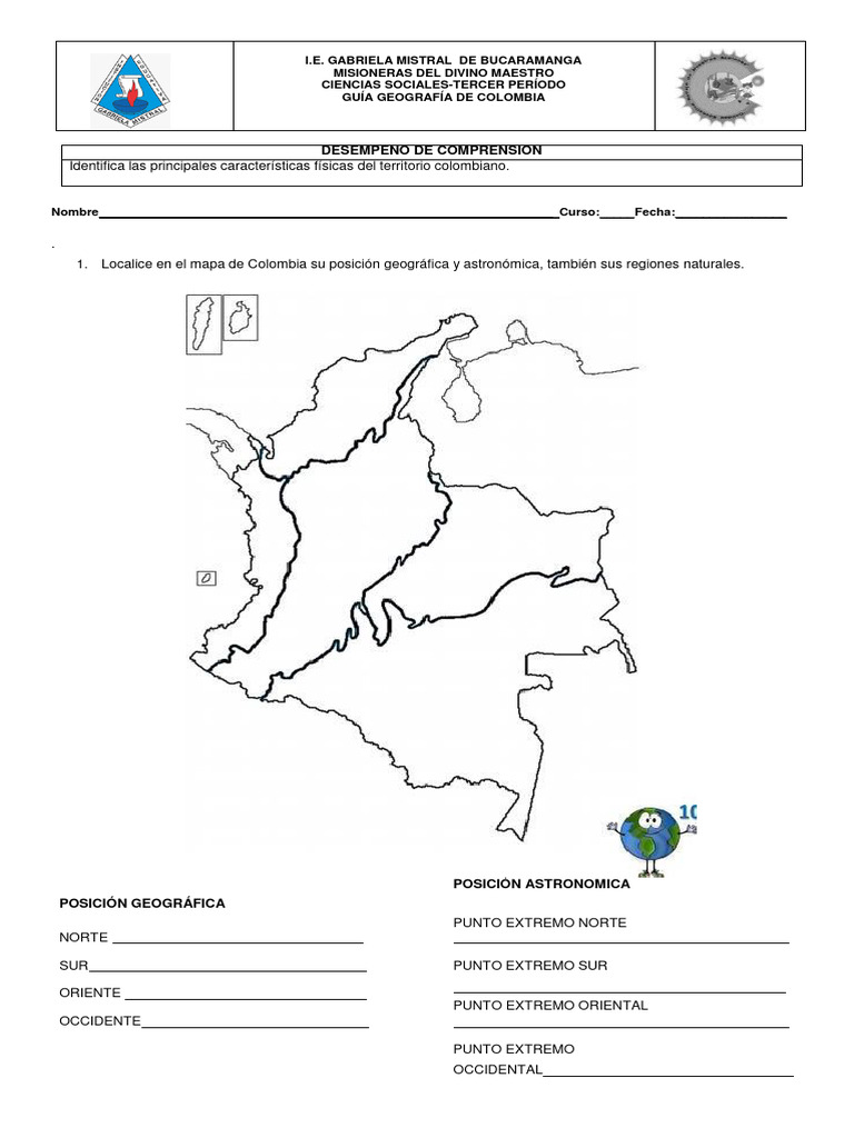 Mapa y Geografía de Colombia | PDF | Andes | Colombia