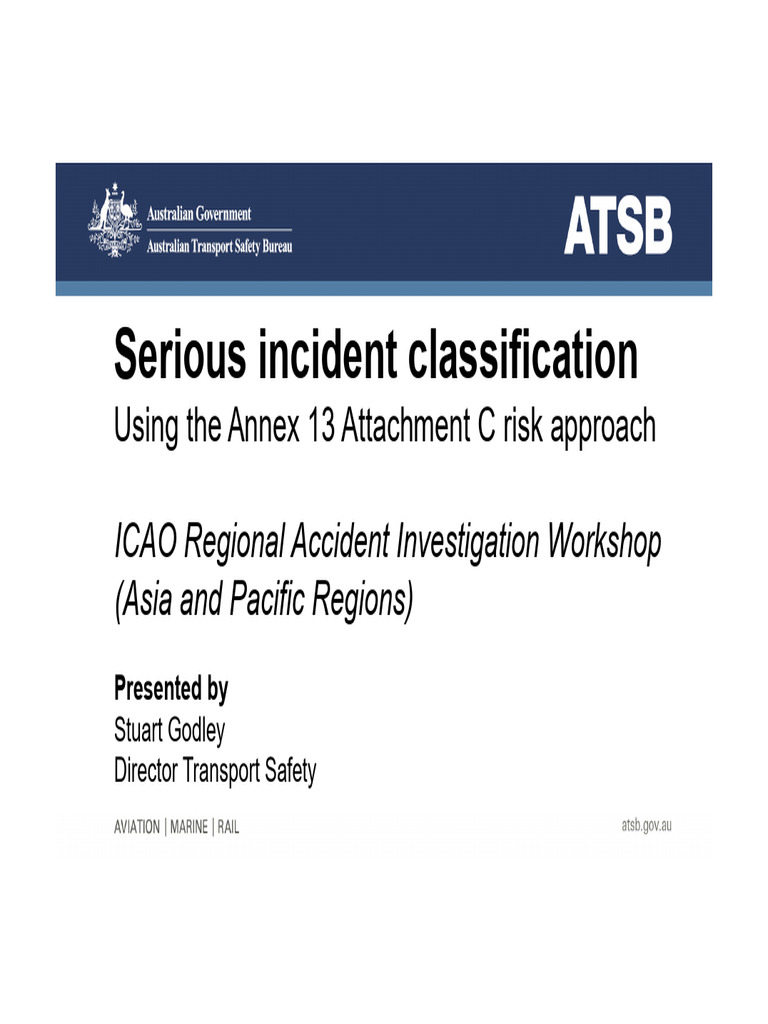 Serious Incident Classification Guide | PDF | Instrument Flight Rules ...