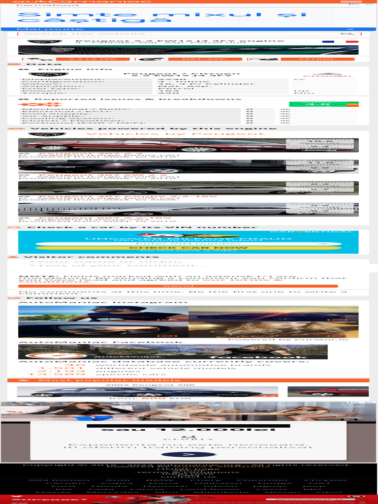 Peugeot Citroen 2.2 EW12 J4 3FY Engine - AutoManiac | PDF | Fuel ...