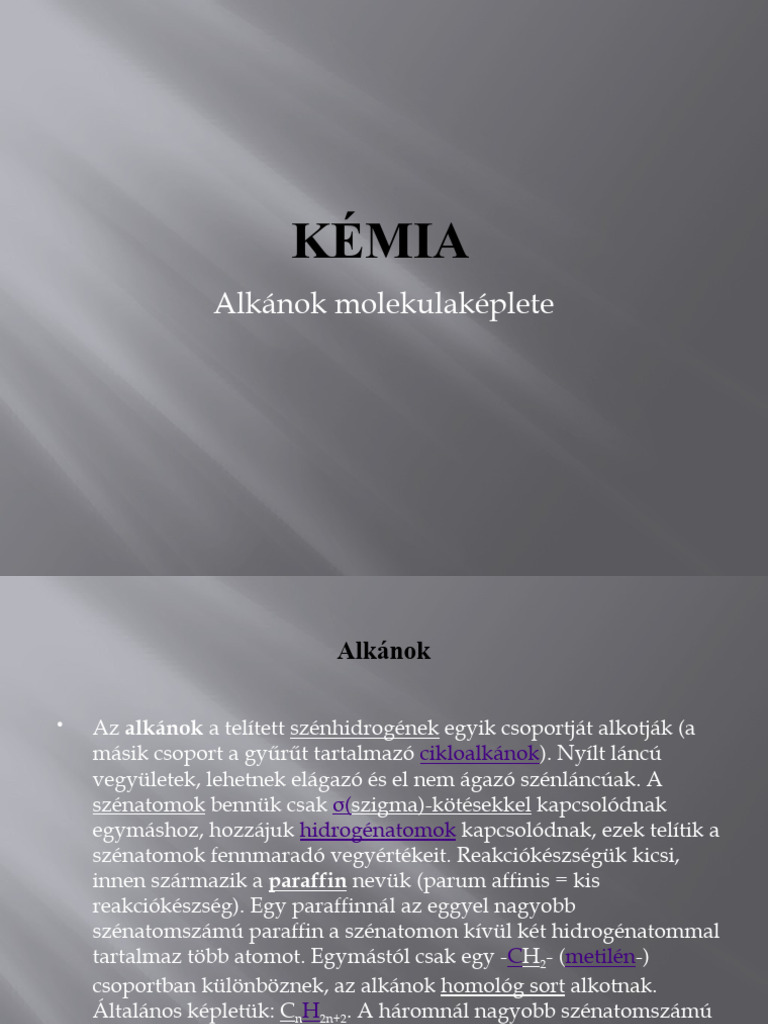 Kémia | PDF