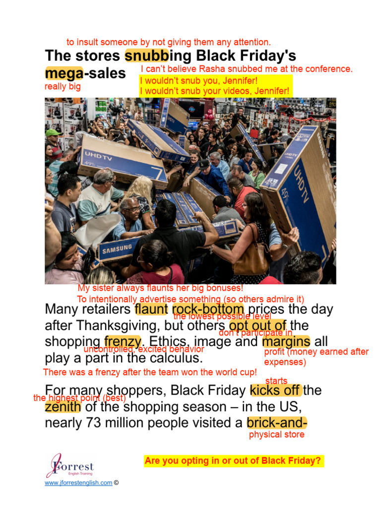 Black Friday News Review by JForrest English | PDF | Black Friday ...